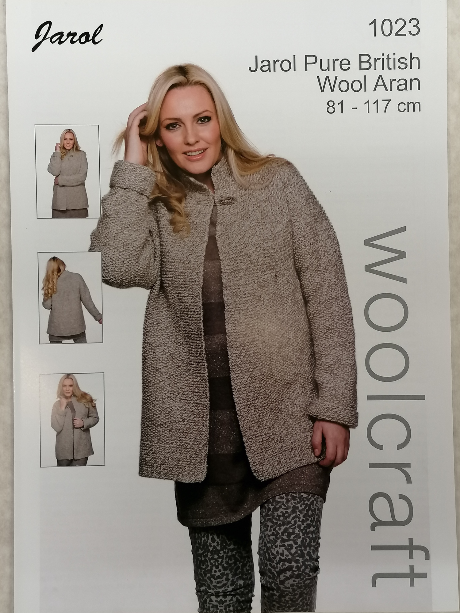 Jarol 1023 - Ladies Jacket in Aran - 32 - 46" - The Dropped Stitch