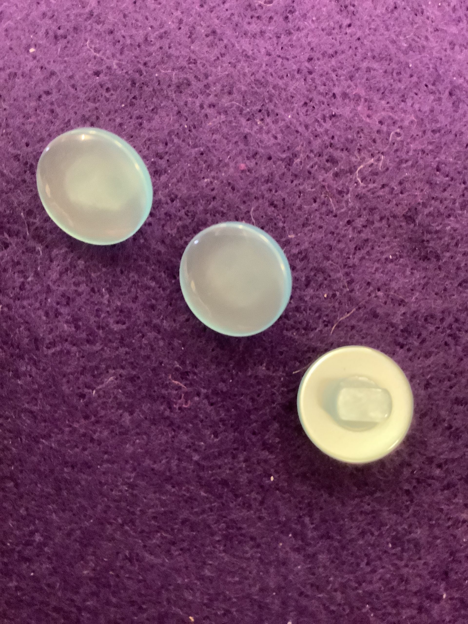 Buttons Baby Blue Shank 12mm (66) - The Dropped Stitch